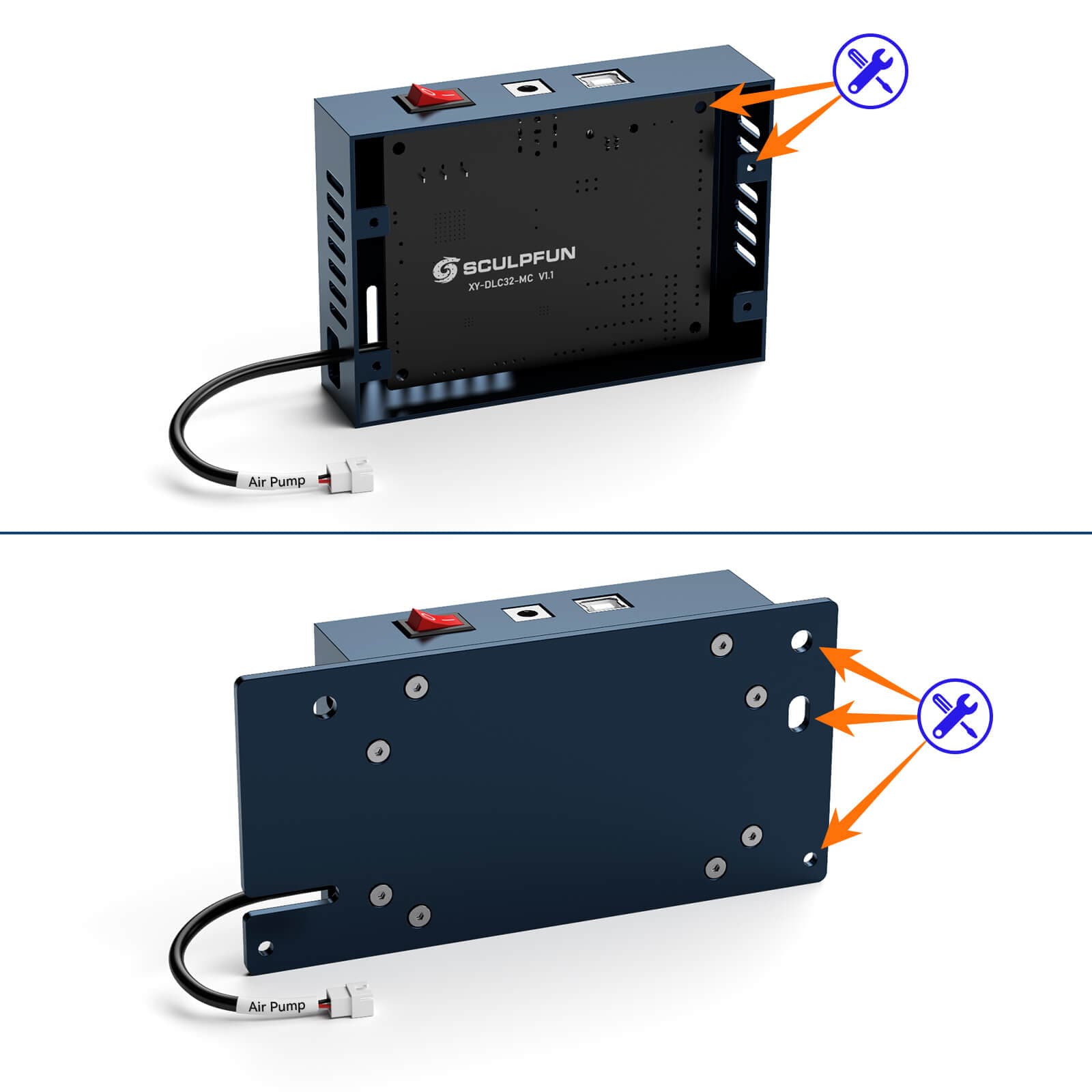 SCULPFUN | Automatic Air Assist System Kit | Suitable for upgrading S9 ...